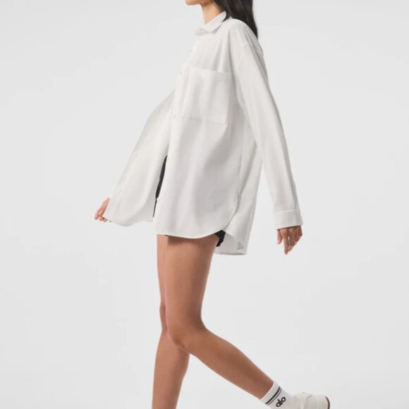 ALO Yoga | Tops | Dreamscape Button Down Long Sleeve | Poshmark